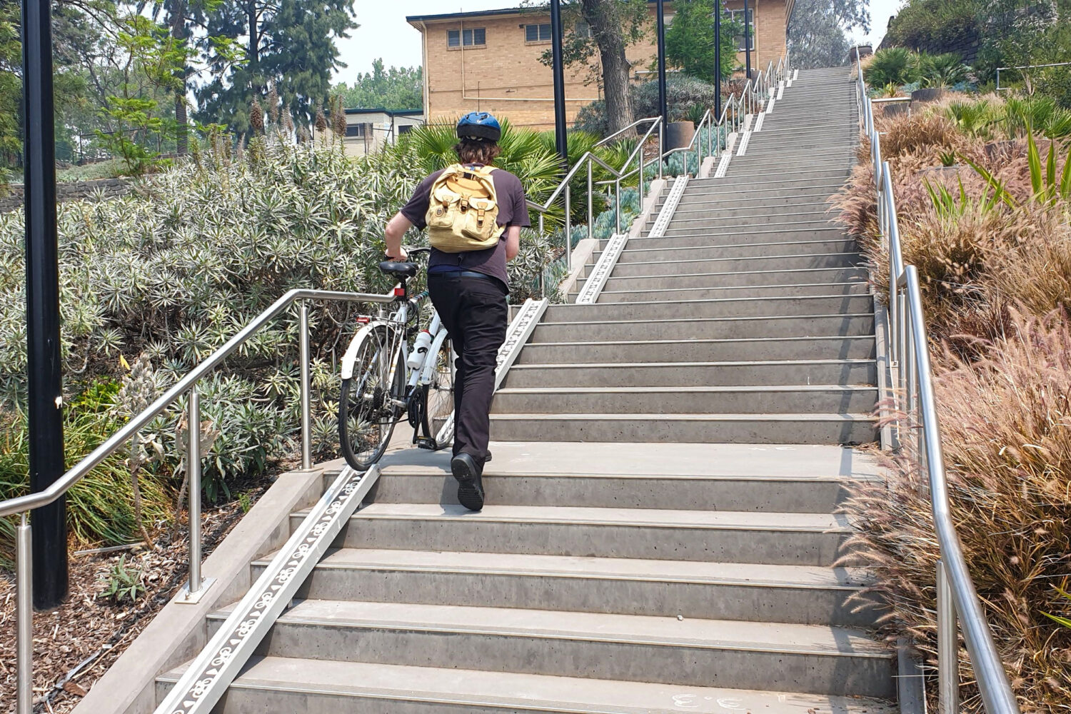 Bicycle Stair Access Ramp - Cyclehoop